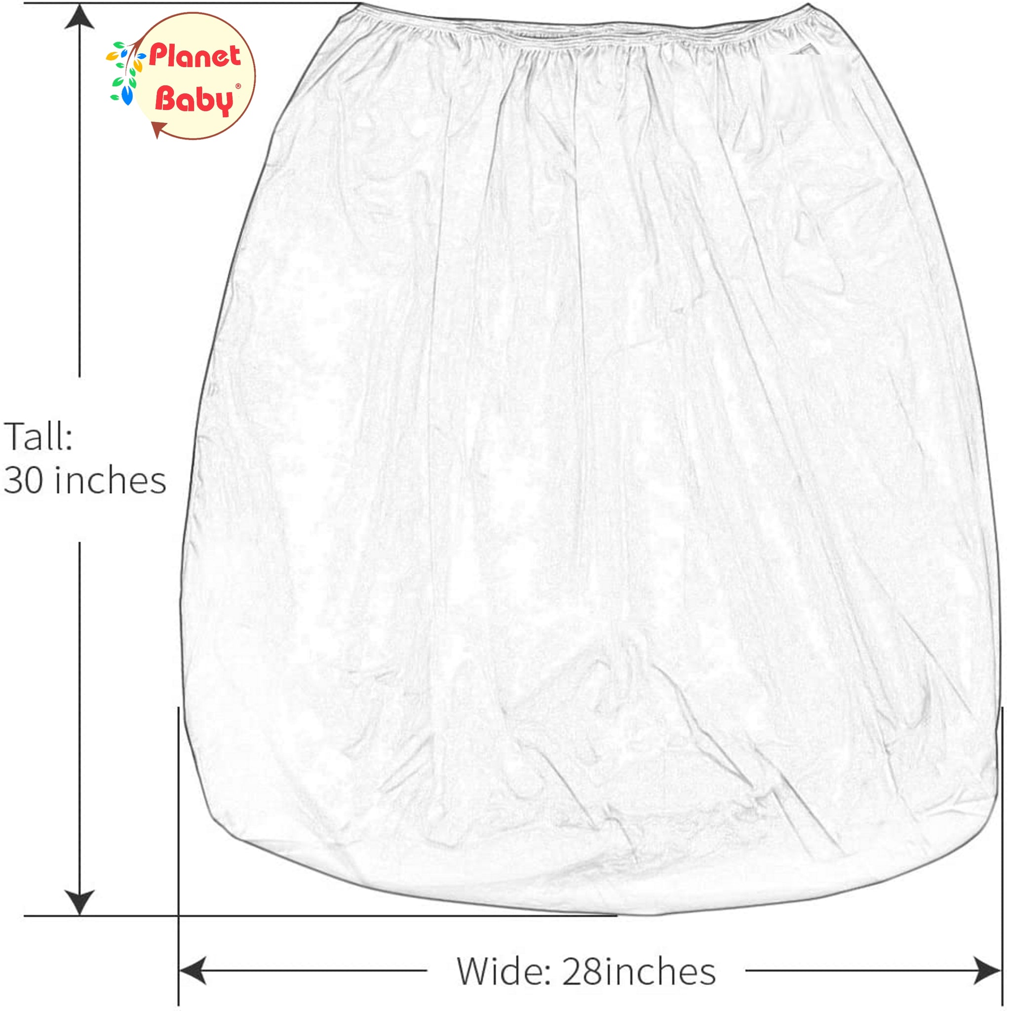 Reusable Cloth Diaper Pail Bag Liner, by Planet Baby – Planet Baby